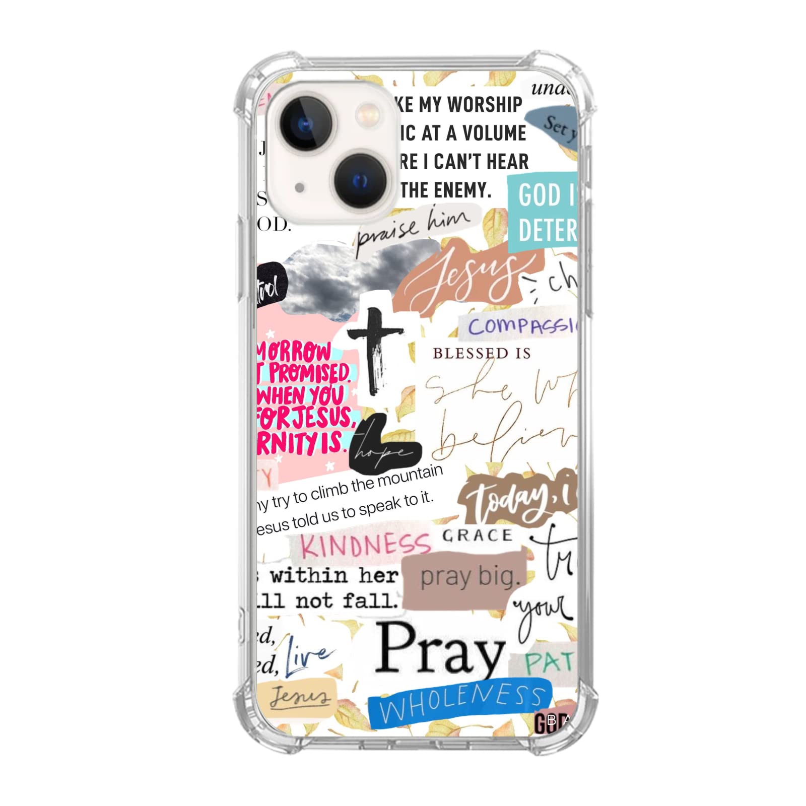 Amazon.com: Lobtseyrem Christian Quotes Prayings Case Compatible with ...