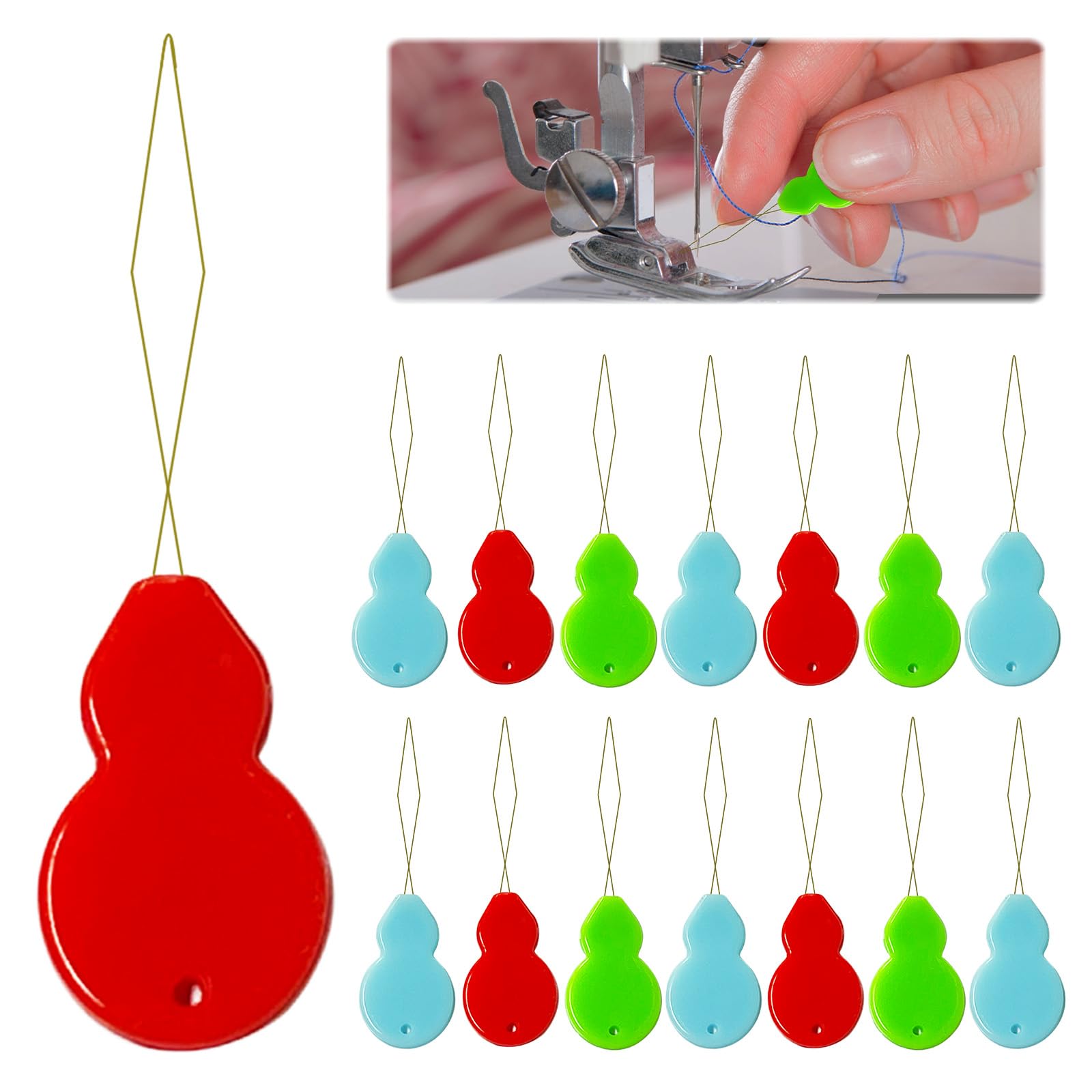 Amazon.com: Needle Threaders, Plastic Needle Threaders for Hand Sewing ...