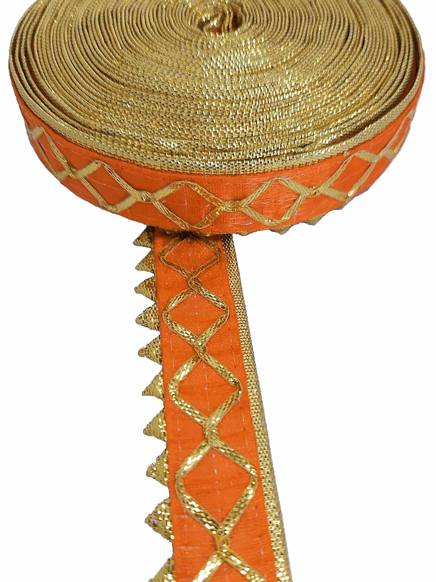 Amazon.com: CRAFTCURE Gota Samosa Lace Border for Dress, Sarees, Kurtis ...