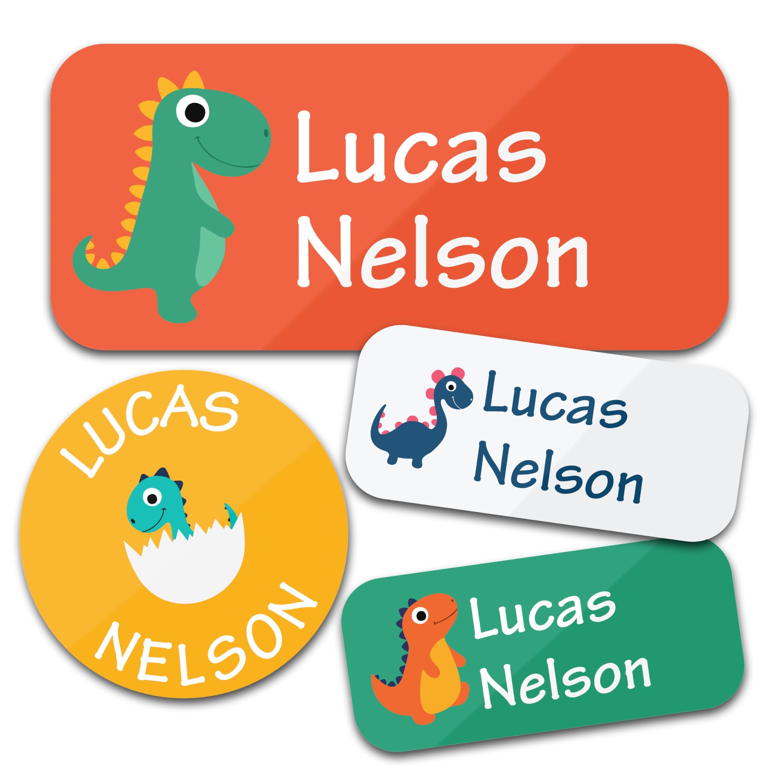 Amazon.com : Bunny Badges Personalized Daycare Name Labels (130 Labels) - Custom Waterproof Name ...