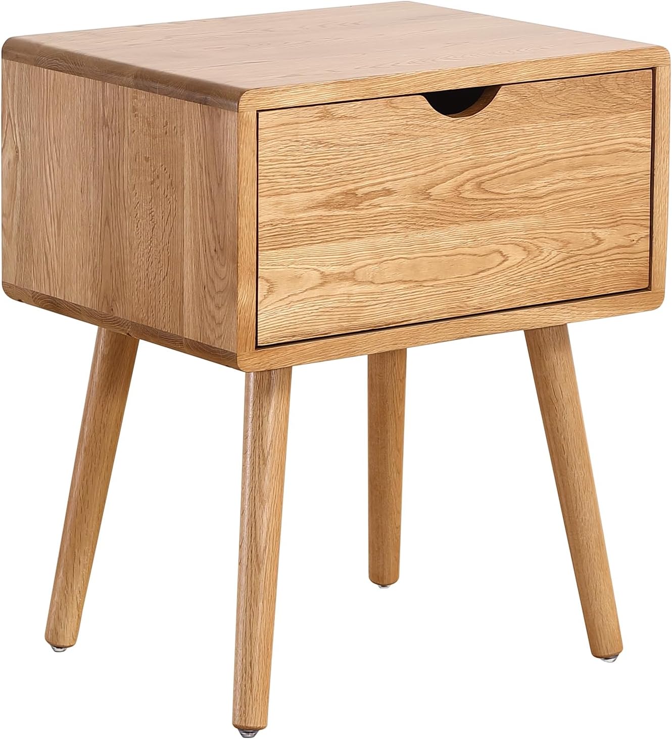 Amazon.com: Olusmane Mid Century Modern Nightstand, Solid Oak Wood ...