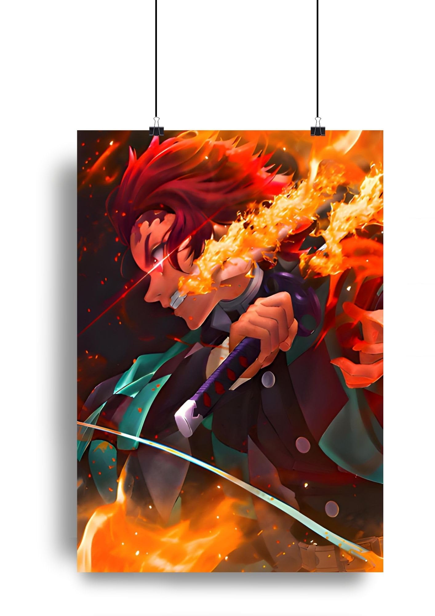 Generic Anime Creation Tanjiro Kamado Anime Sun Breathing Demon Slayer ...