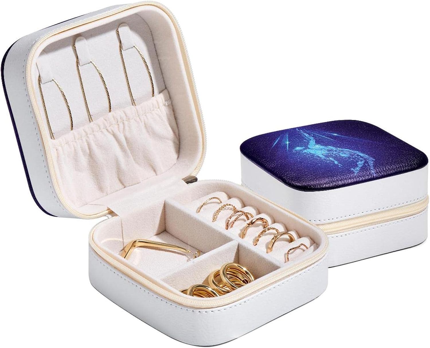 Amazon.com: Mini Travel Portable Jewelry Case for Ring, Pendant ...