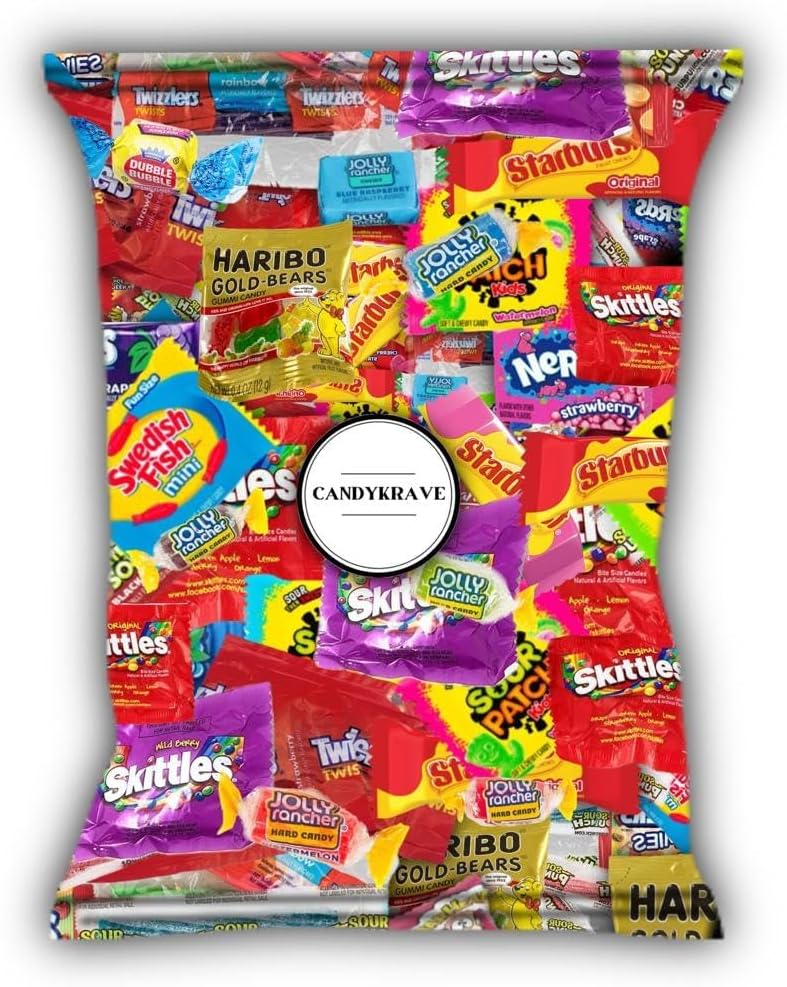 Amazon.com : CandyKrave Assorted Candy Variety Pack - 10 Fruity Flavors ...