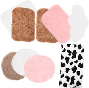 VICASKY 9pcs Mini Rug Round Area Rugs Mini House Decoration Pink Rugs ...