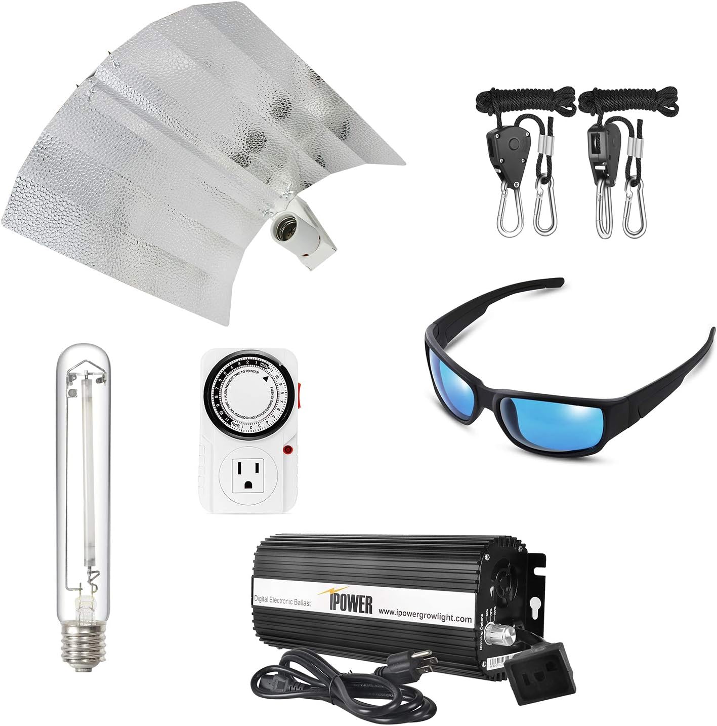 Amazon.com : iPower 400 Watt HPS Digital Dimmable Ballast System Kits ...