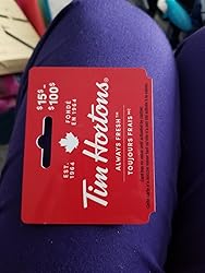 Tim Hortons Gift Card $50 : Amazon.ca: Gift Cards