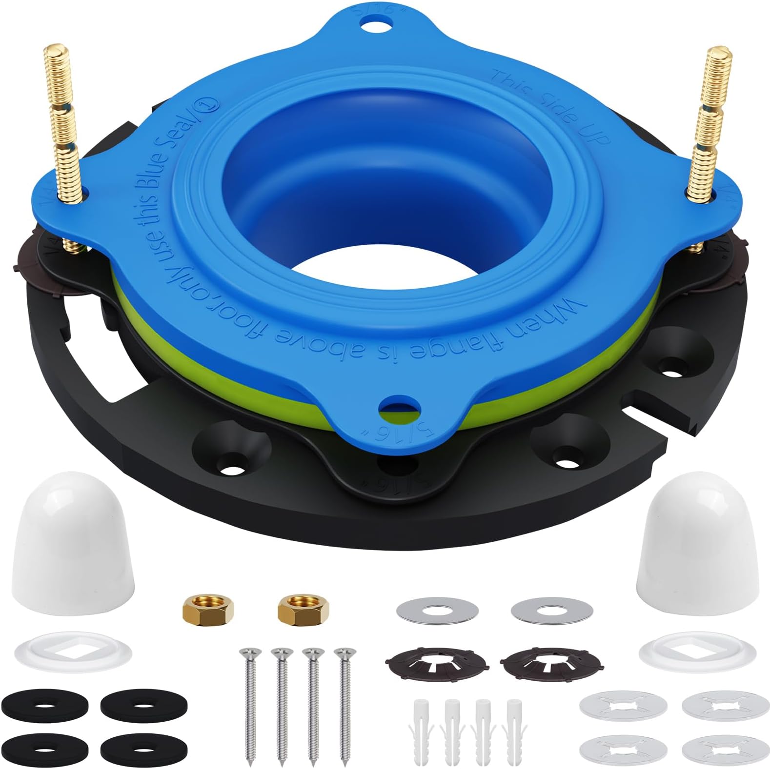 Fernco Fix-A-Flange Complete Universal Toilet Flange Water Closet ...