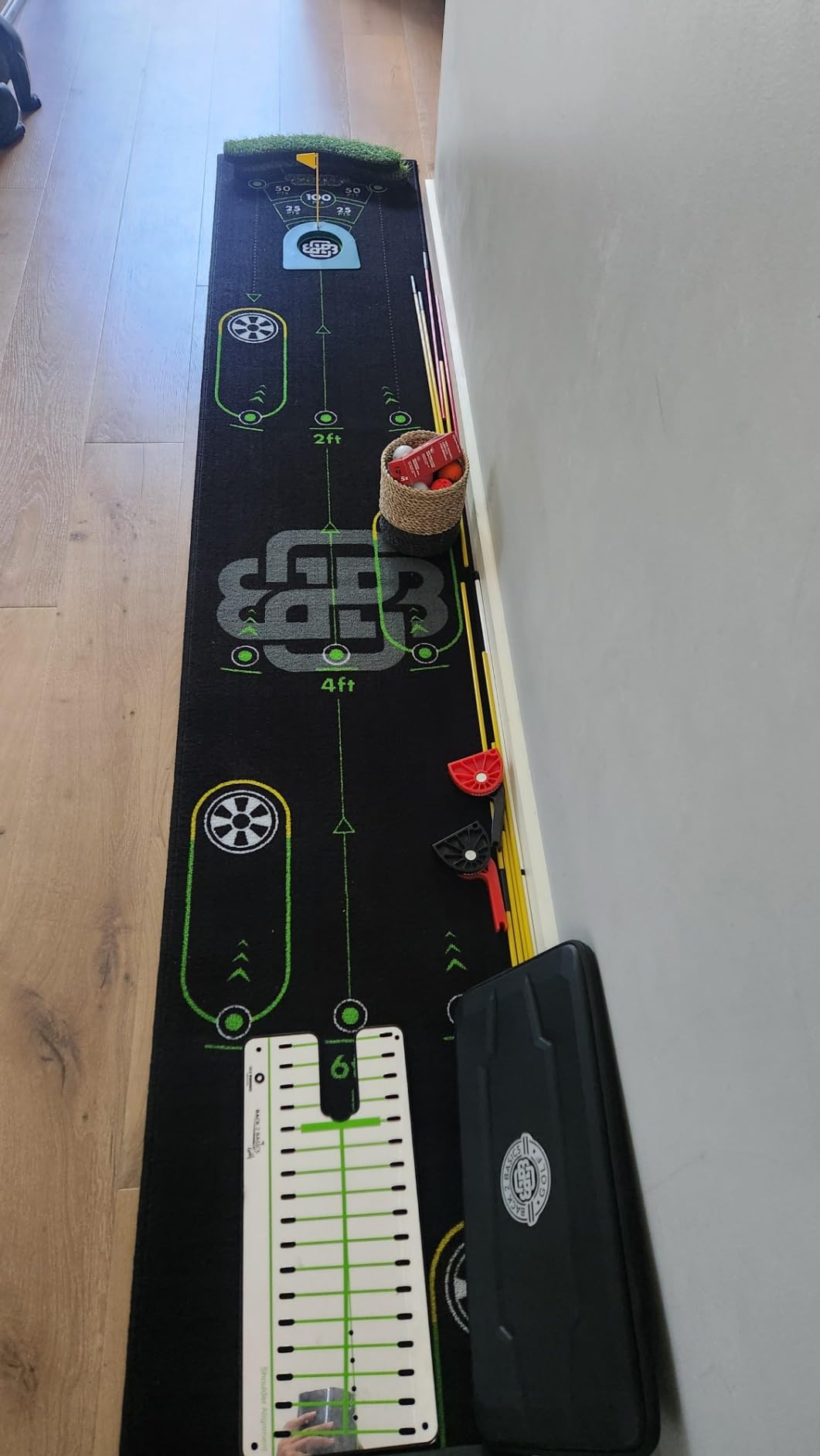 Back 2 Basics 10ft Putting Green Golf Mat - True-to-Life Green ...