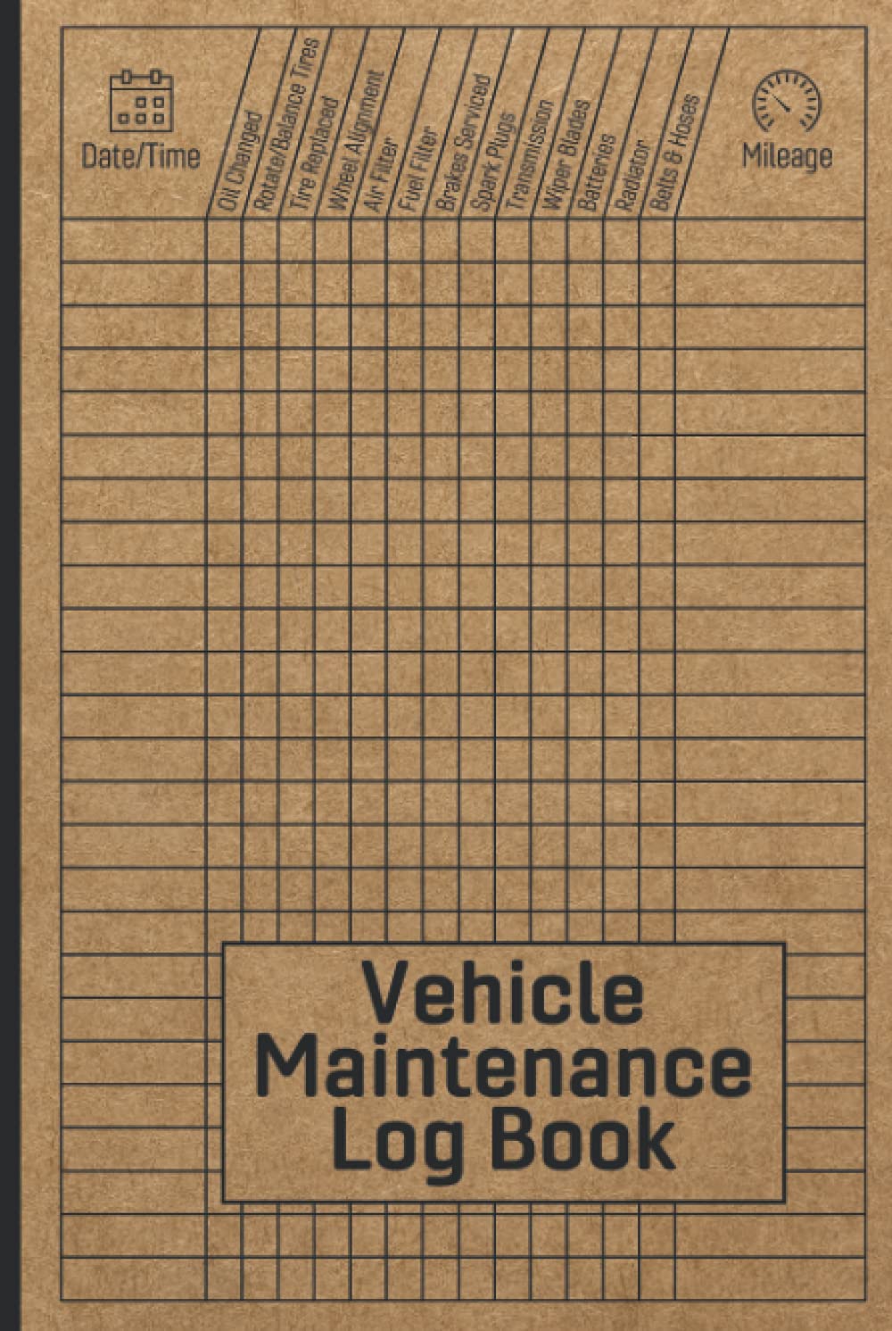Vehicle Maintenance Log Book: Car Repair Journal / Automotive Service ...