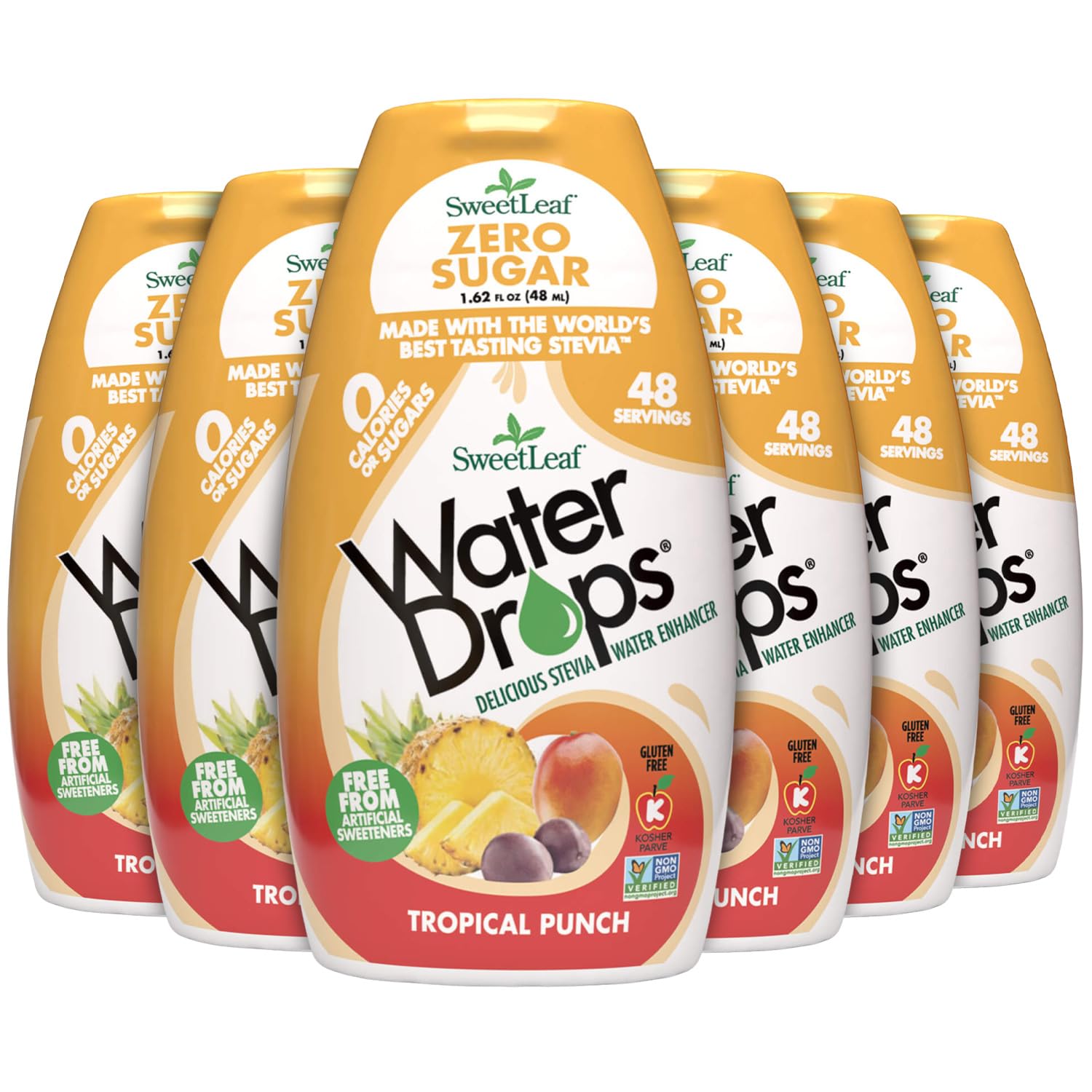 Amazon.com: SweetLeaf Water Drops, Tropical Punch – Sugar-Free Water ...