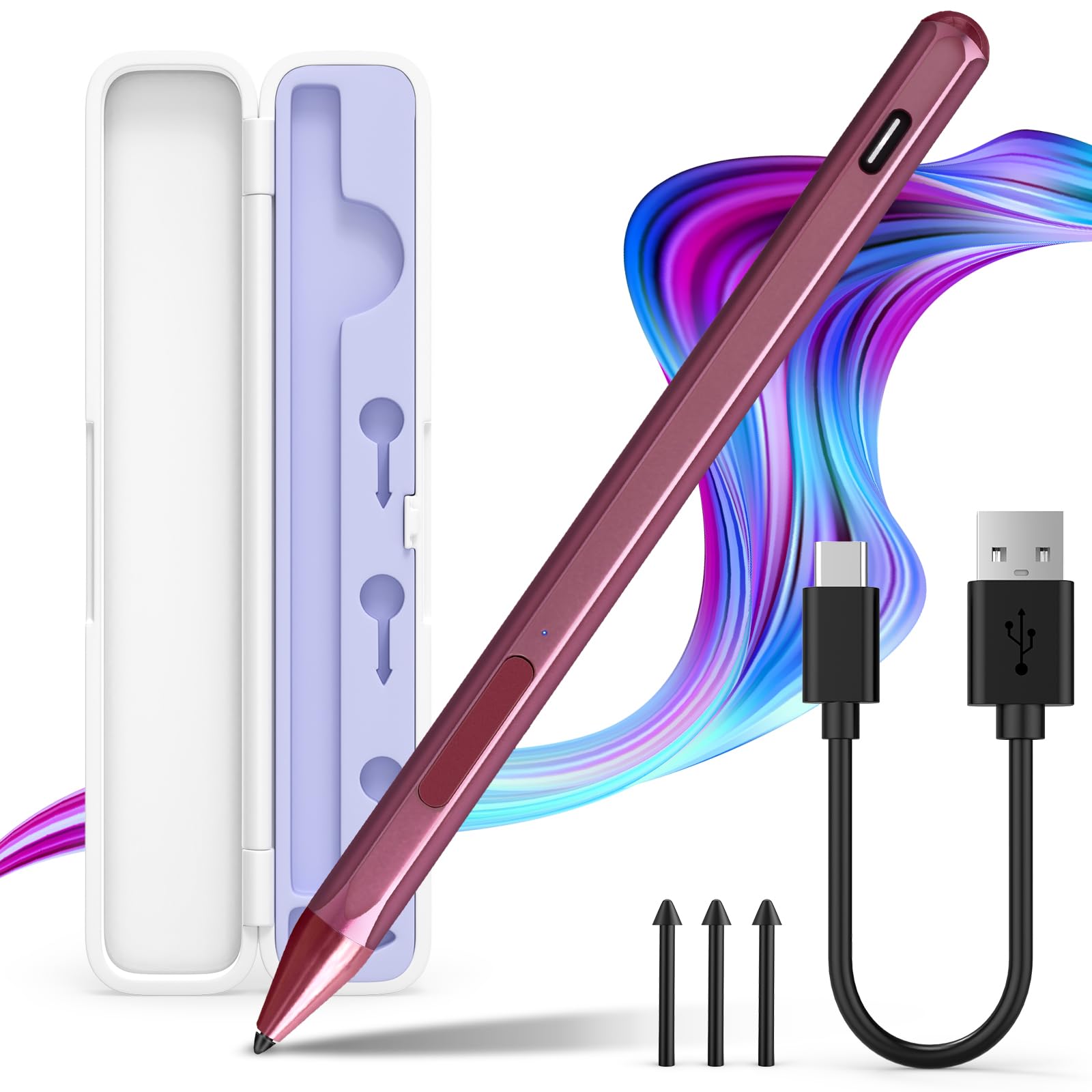 Amazon.com: Stylus Pen for Microsoft Surface Pro9/8/7/6/5/4/3/X Surface ...
