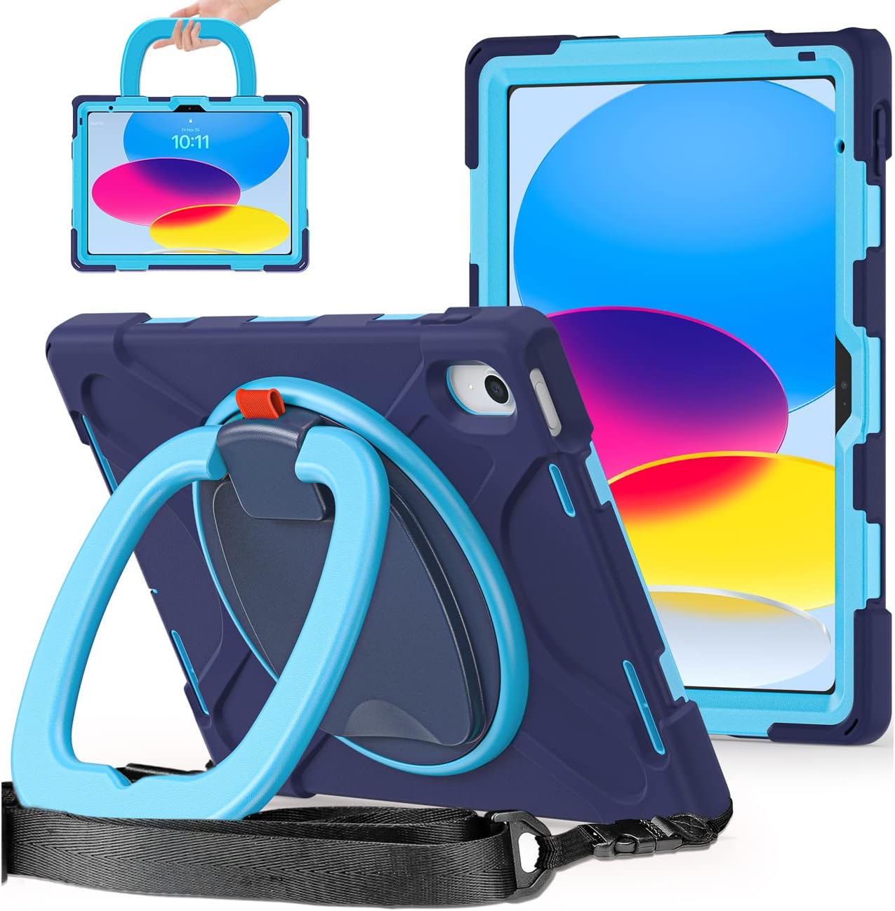 Amazon.com: BKOUNCTK for iPad (A16) 11th/10th Generation Case 2025/2022 ...