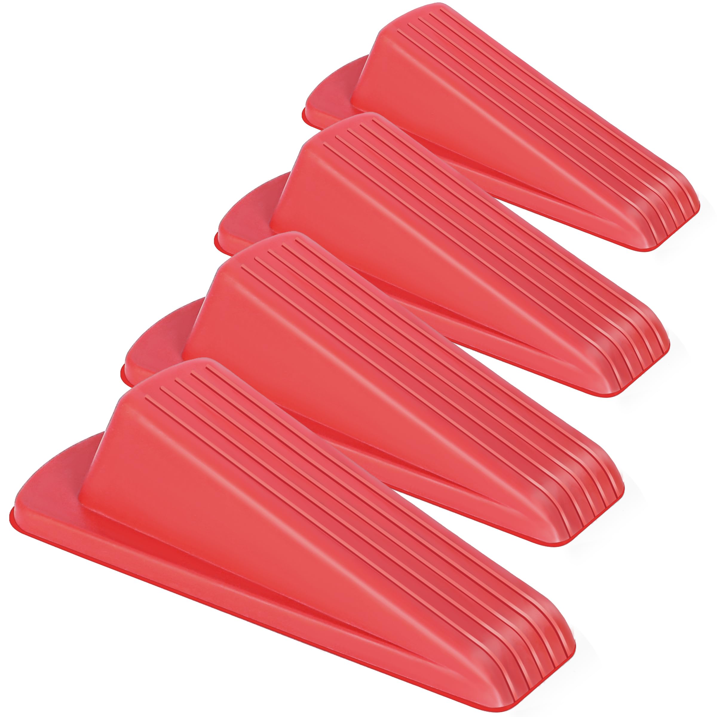 Amazon.com: 4 Pack Premium Rubber Door Stoppers Wedge, Door Stops for ...
