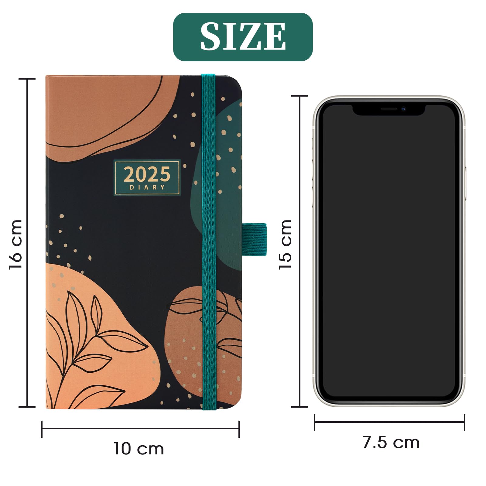 Pocket Diary 2025 – A6 Diary 2025 Week to View from Jan. 2025 to Dec ...