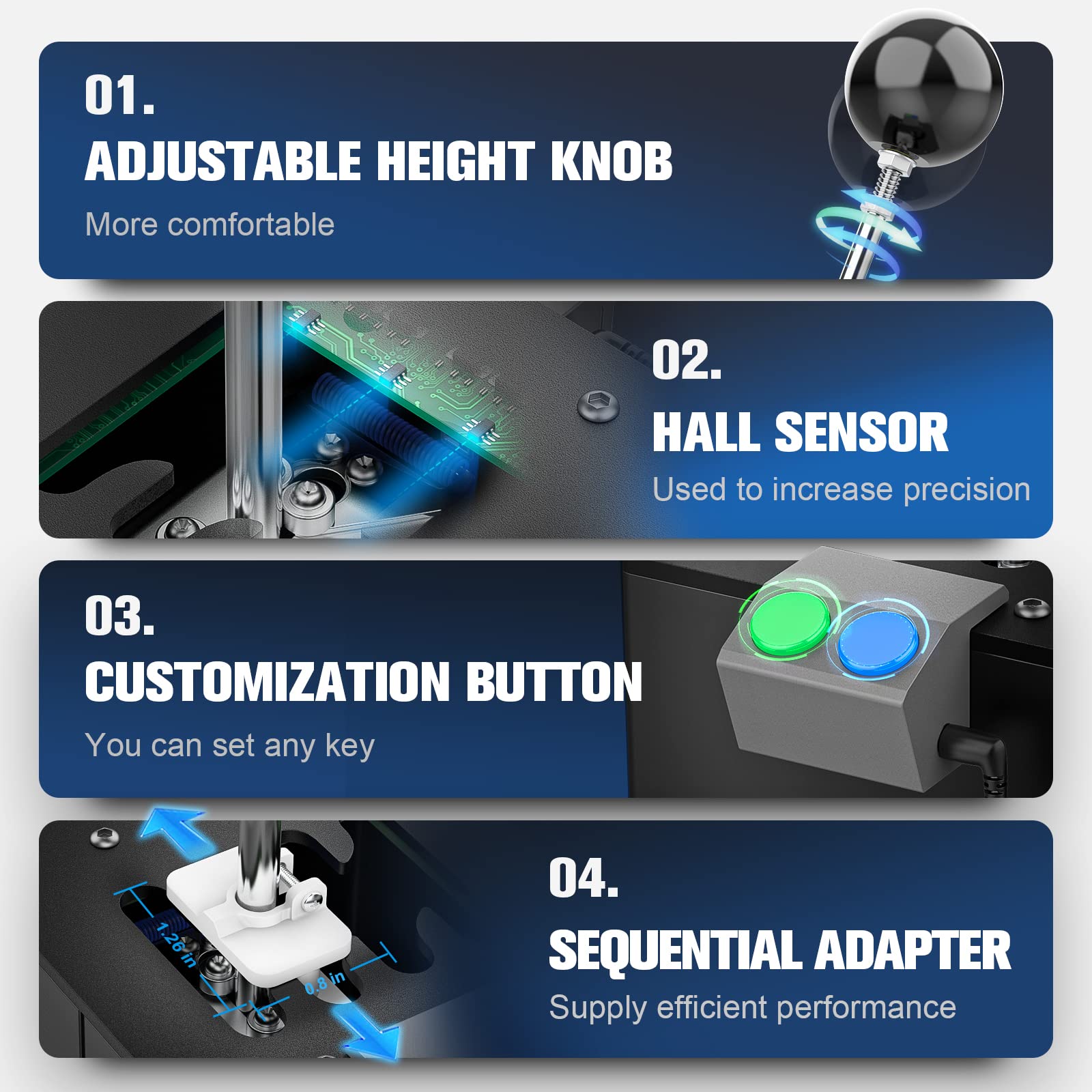 Snapklik.com : USB Truck Simulator Shifter PC, Sequential Sim Racing ...