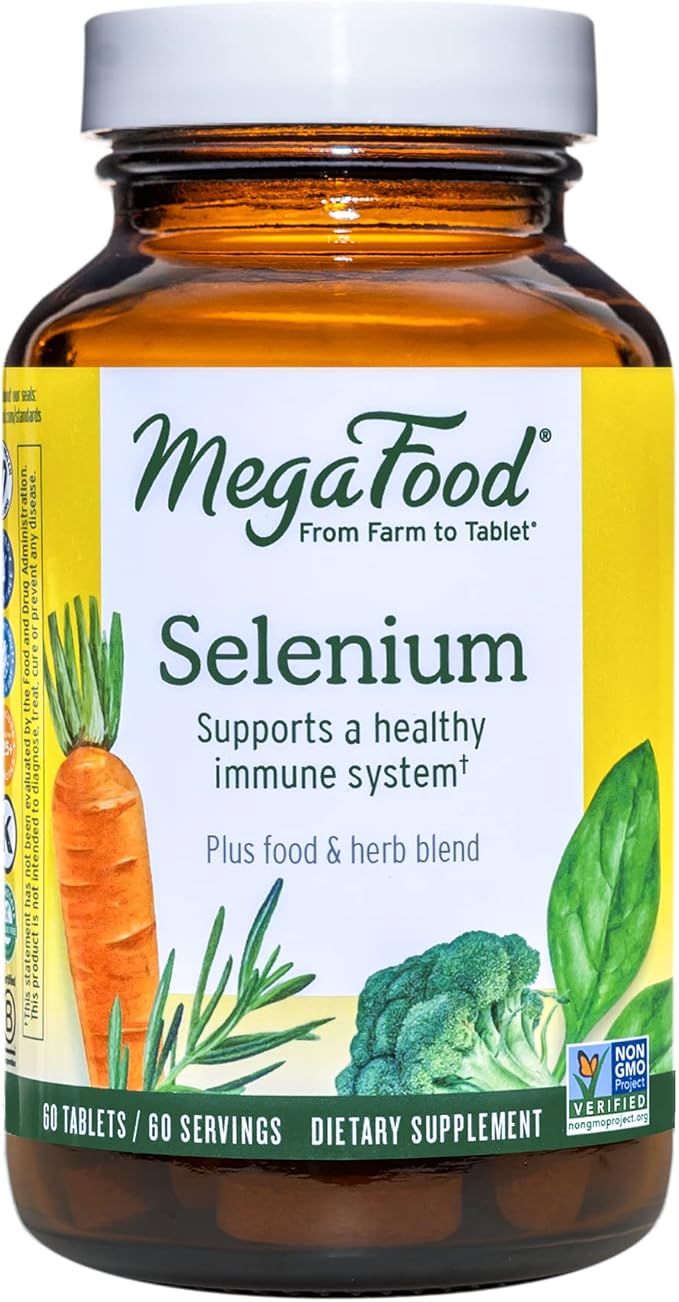 Amazon.com: MegaFood Selenium - Immune System Support Supplement with ...