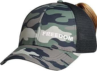 Amazon.com: EDTREK Elegant Womens Performance Ponytail Baseball Hat ...