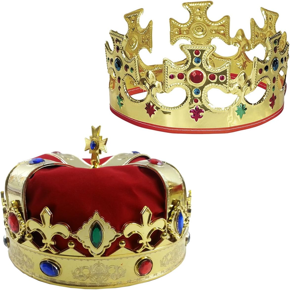 Coronas King ajustables – Corona Royal King – Coronas doradas biseladas ...