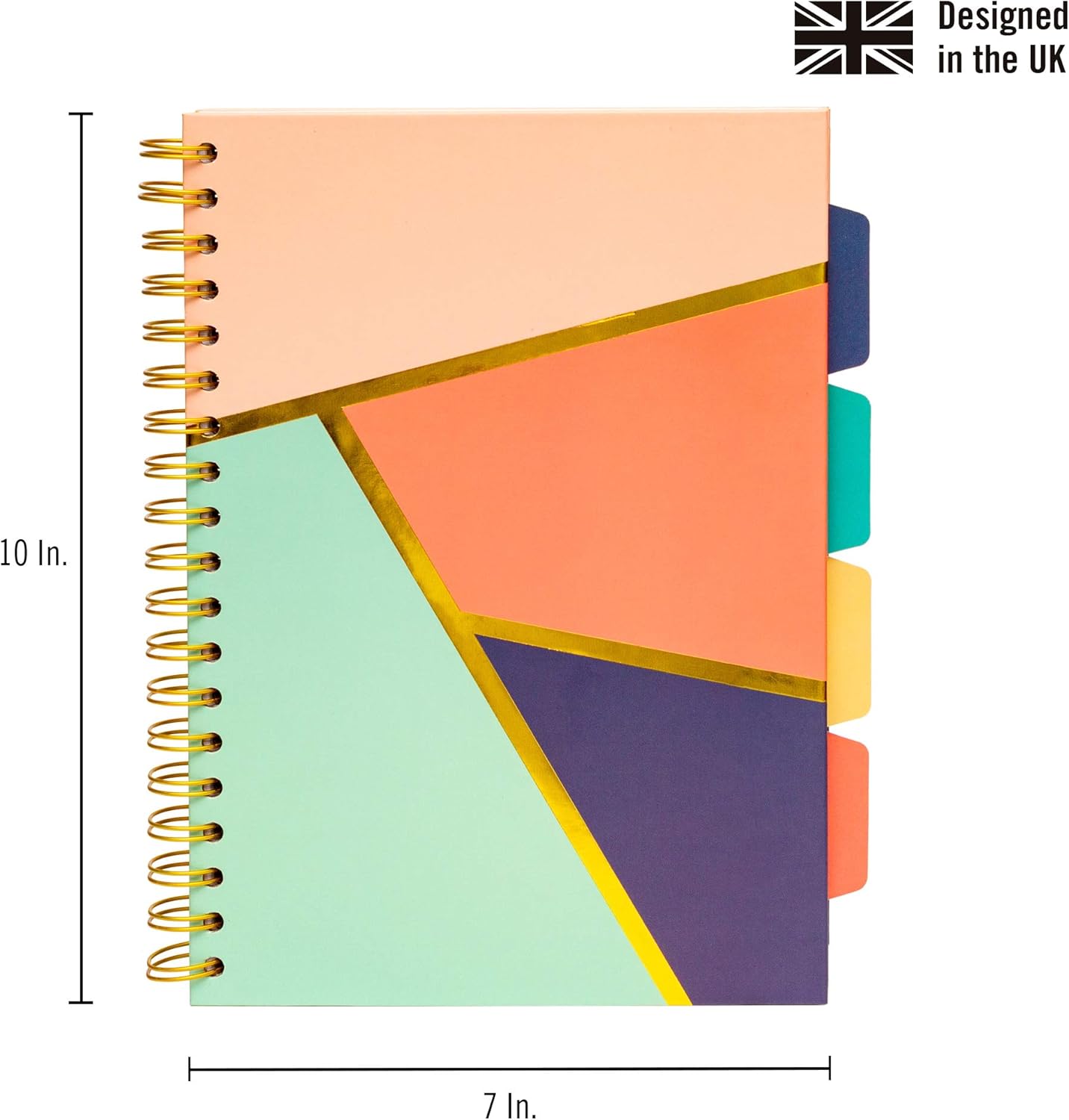Pukka Pad, Carpe Diem Spiral, Tabbed-Divider Project Notebook, 3-Pack 7 ...