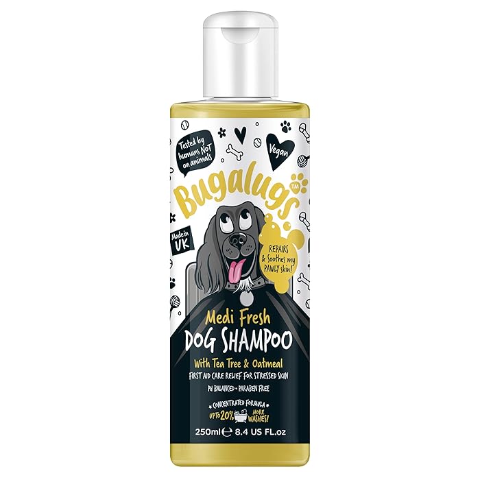 Buy Bugalugs Dog Shampoo for Itchy Skin Antibacterial And Antifungal ...