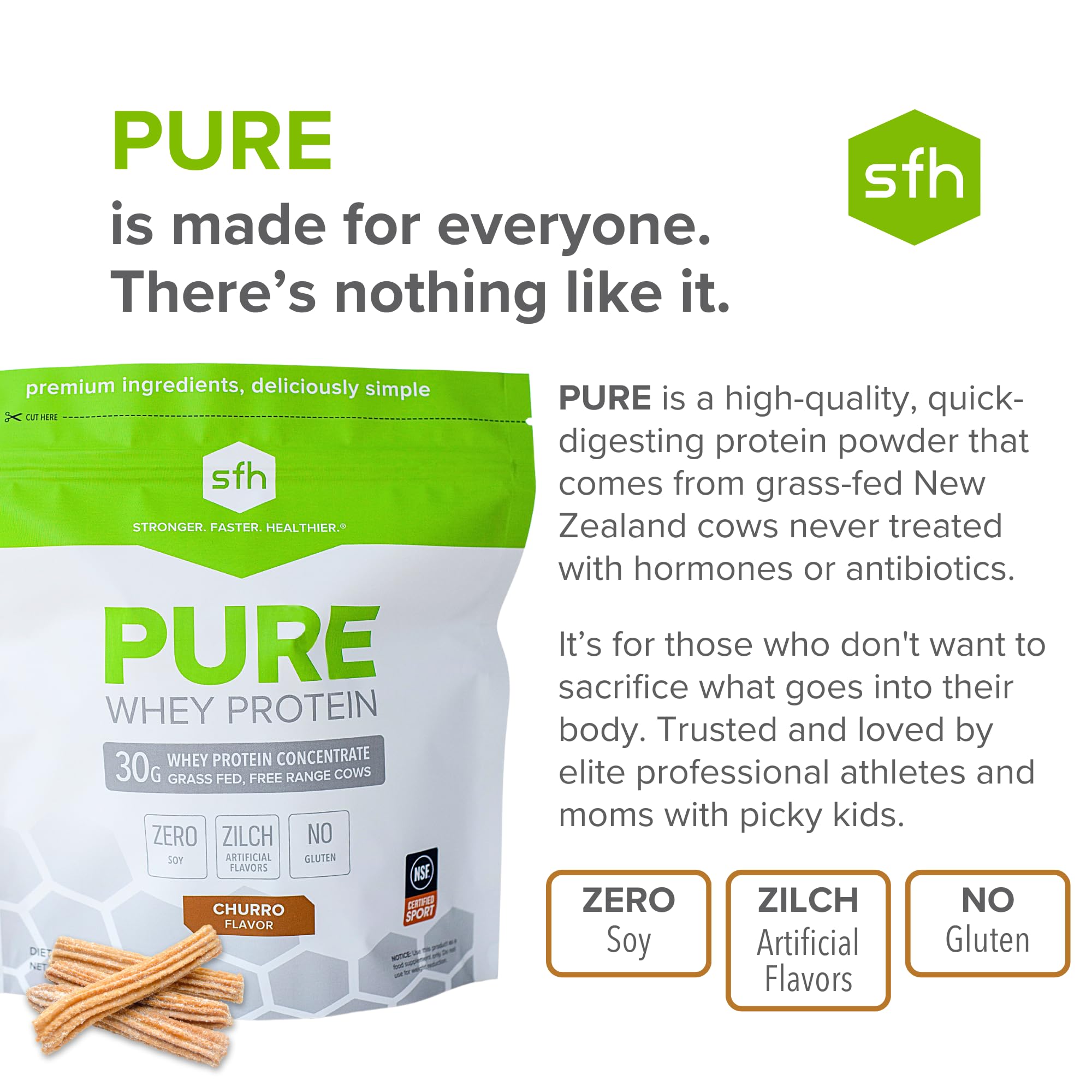 Snapklik.com : SFH Pure Whey Protein Powder Best Tasting Grass Fed Whey ...