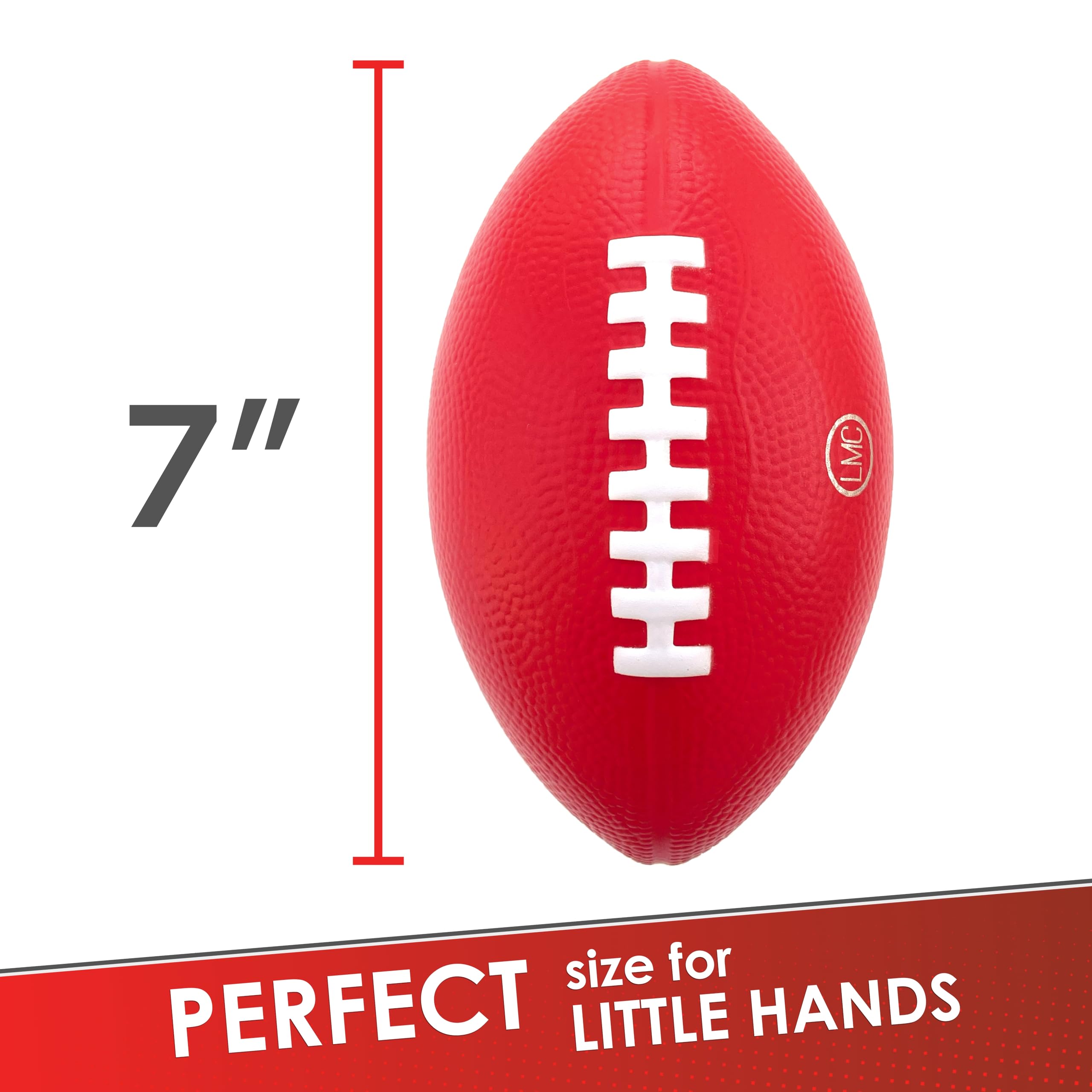 Snapklik.com : LMC Products Foam Football - 7" Easy Grip Small Football ...