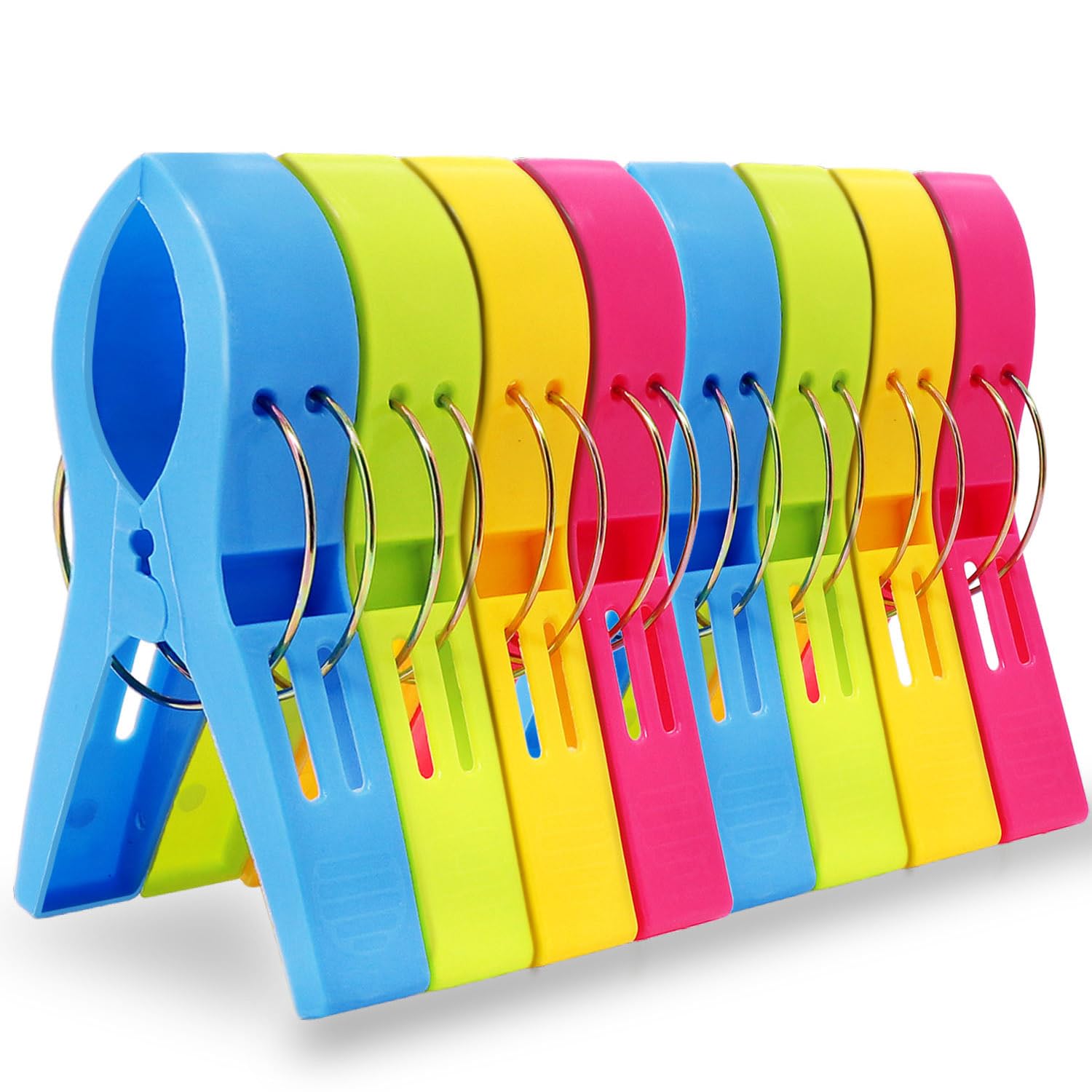 Amazon.com: 8 Pack Towel Clips Beach Chair Clips for Cruise Must Have ...