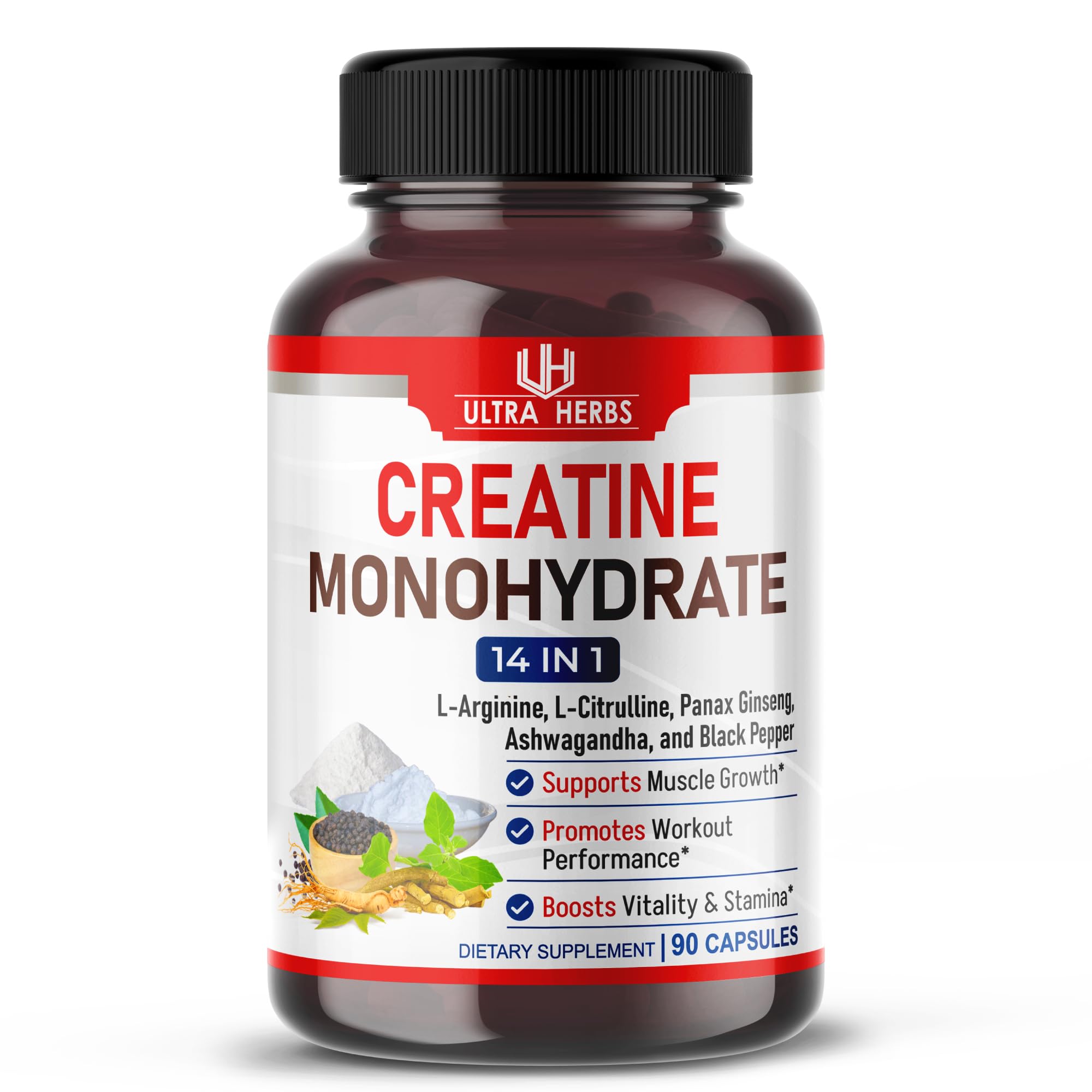 Buy Ultra Creatine Pills 9800mg | Creatine Monohydrate s Enhanced with ...