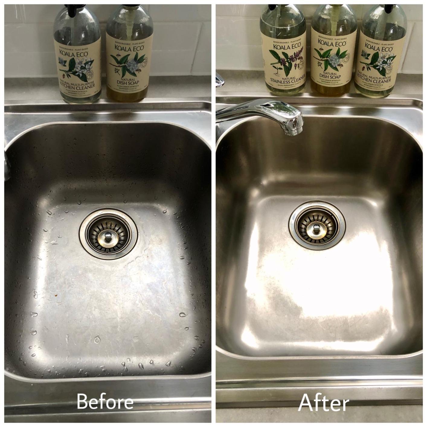 Koala Eco Natural Stainless Steel & Chrome Cleaner, 500 ml : Amazon.com ...