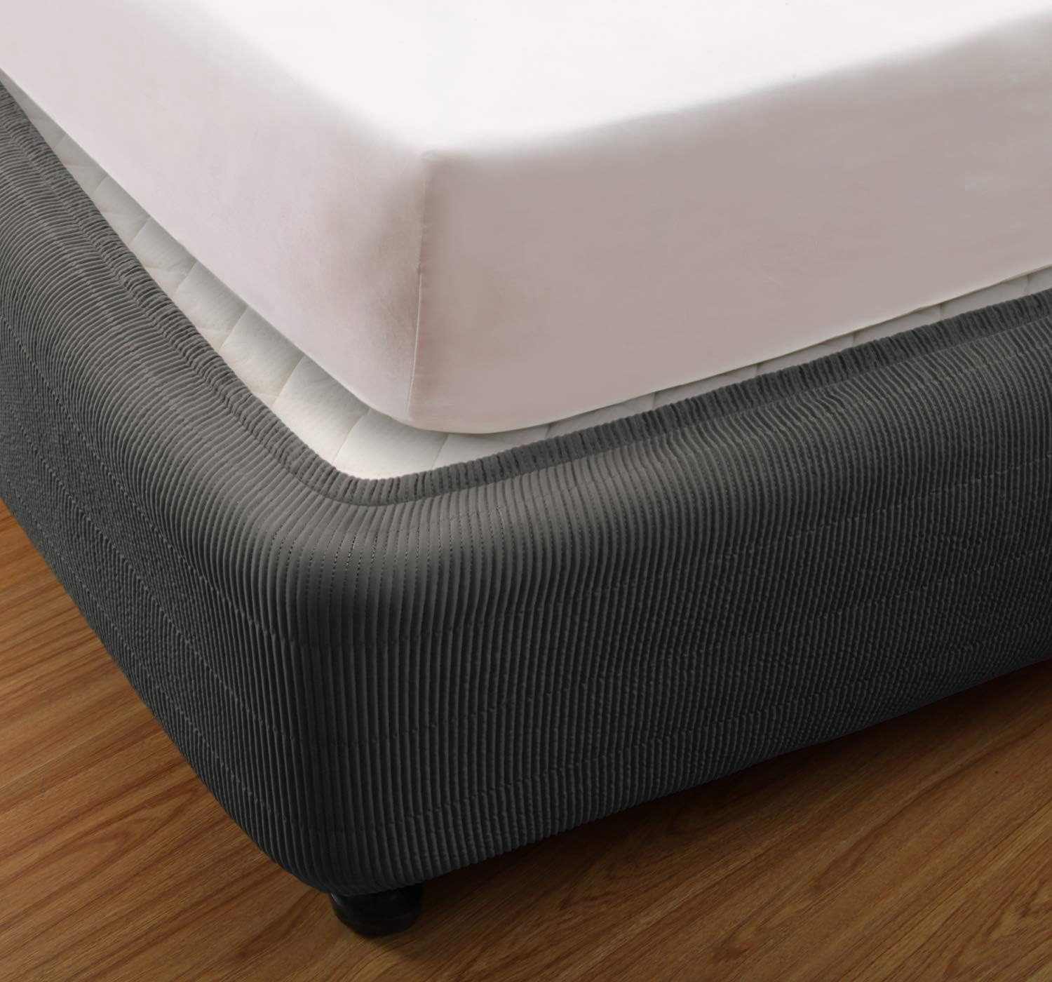 Amazon.com: Marquess Box Spring Cover Wrap,Premium Elastic Wrap Around ...