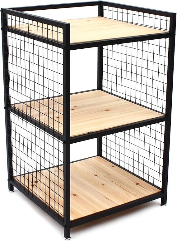 Amazon.com: TFCFL 3 Tier Shelving Storage Unit Heavy Duty,Metal Storage ...