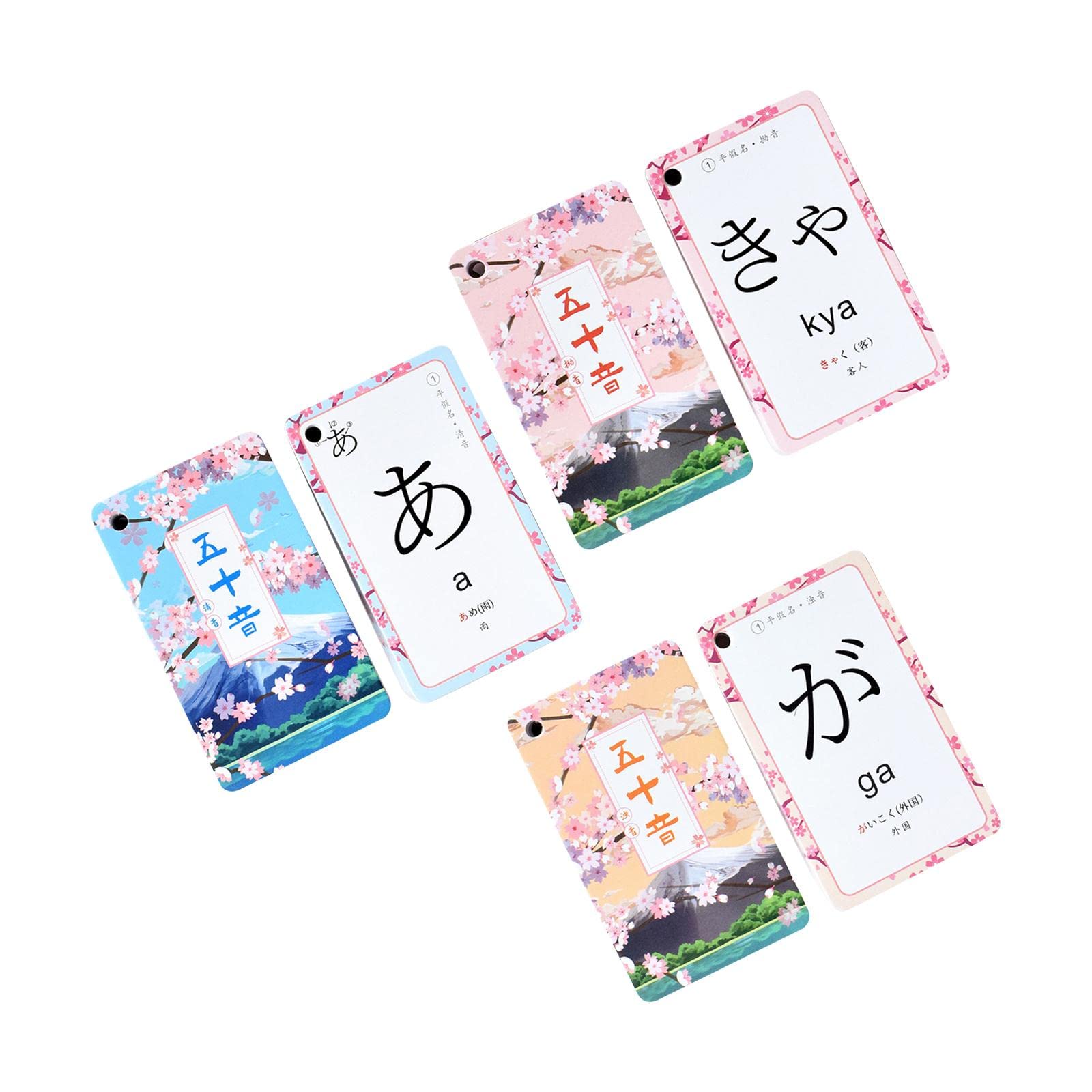 Japanese Flashcards Fundamental Learning Beginners Sets Memory Hiragana ...
