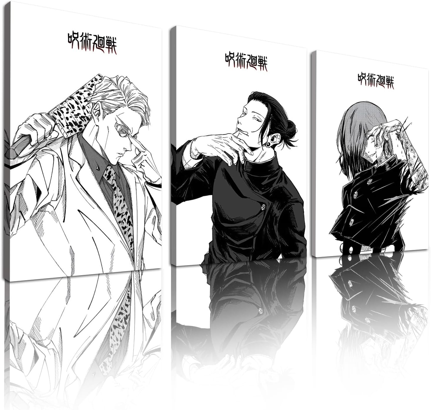 Amazon.com: noxozoqm Hannahcos 3 Piece Japanese Anime Poster, Canvas ...