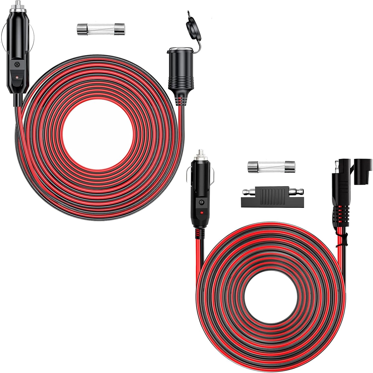Amazon.com: Cigarette Lighter Plug to SAE Quick Release Adapter ...