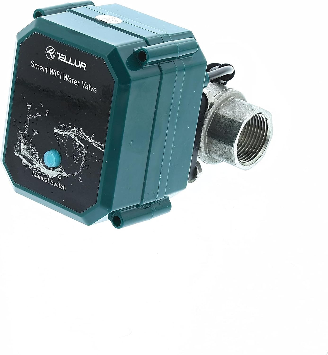 TELLUR SMART Wlan Wasserelektroventil, Sicherheitsmagnetventil, Telefon ...