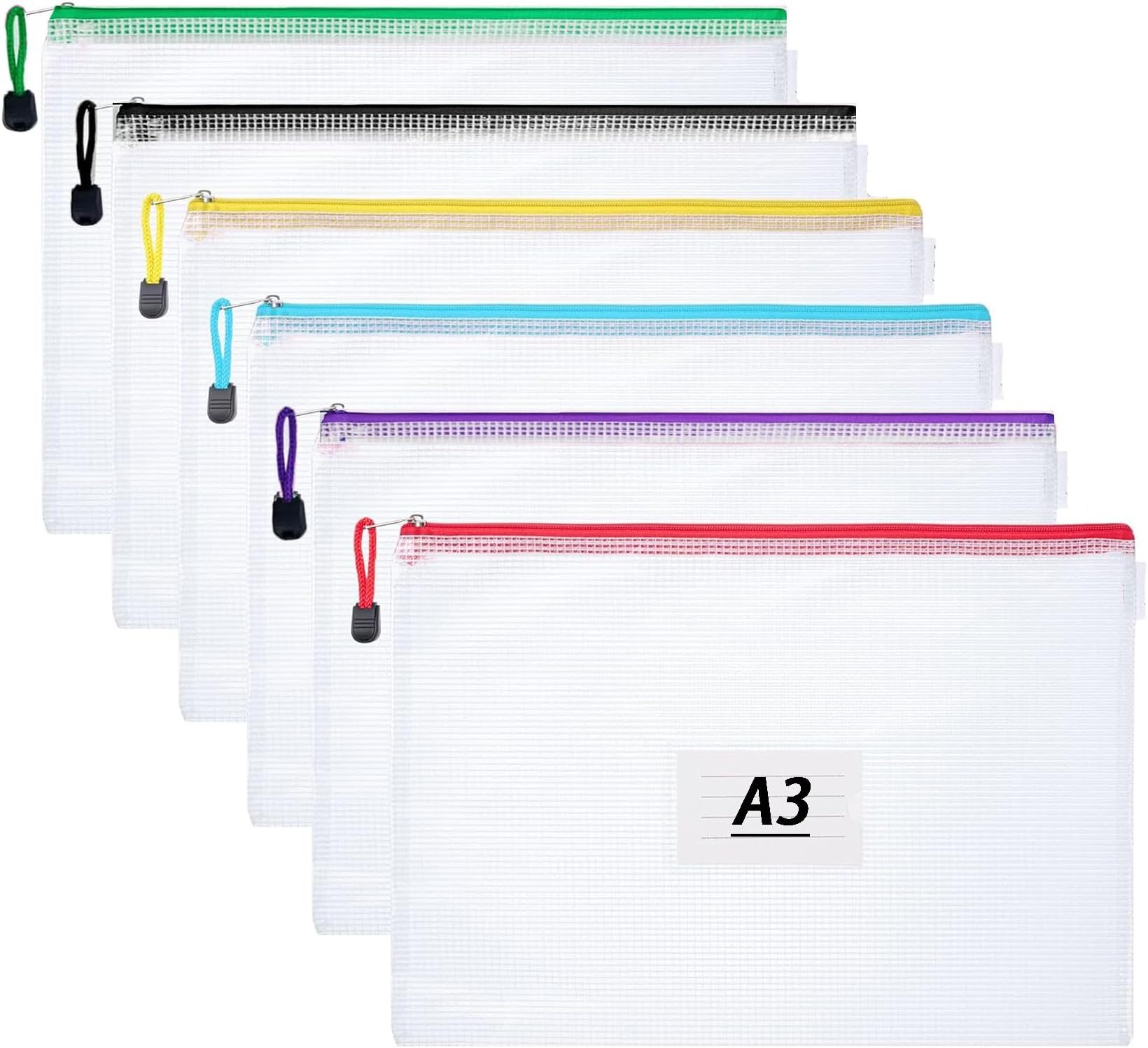 Snopake A3 Zippa-Bag ‘S’ Classic with Write-On Label [Pack of 5] 480 x ...