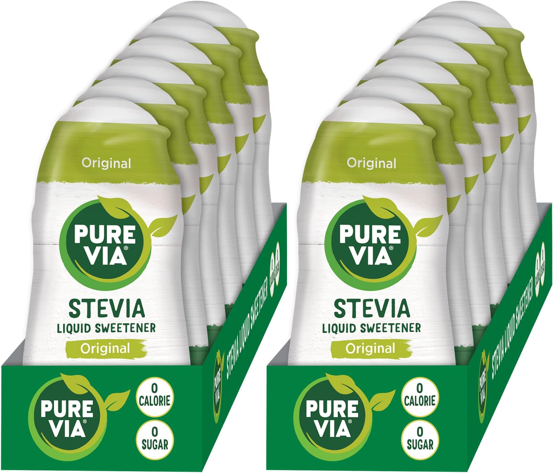 Amazon.com : Pure Via Stevia Liquid Drops – Sugar Substitute ...