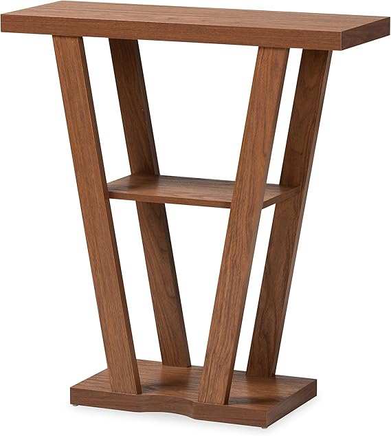 Amazon.com: Baxton Studio Boone Modern and Contemporary Walnut Brown ...