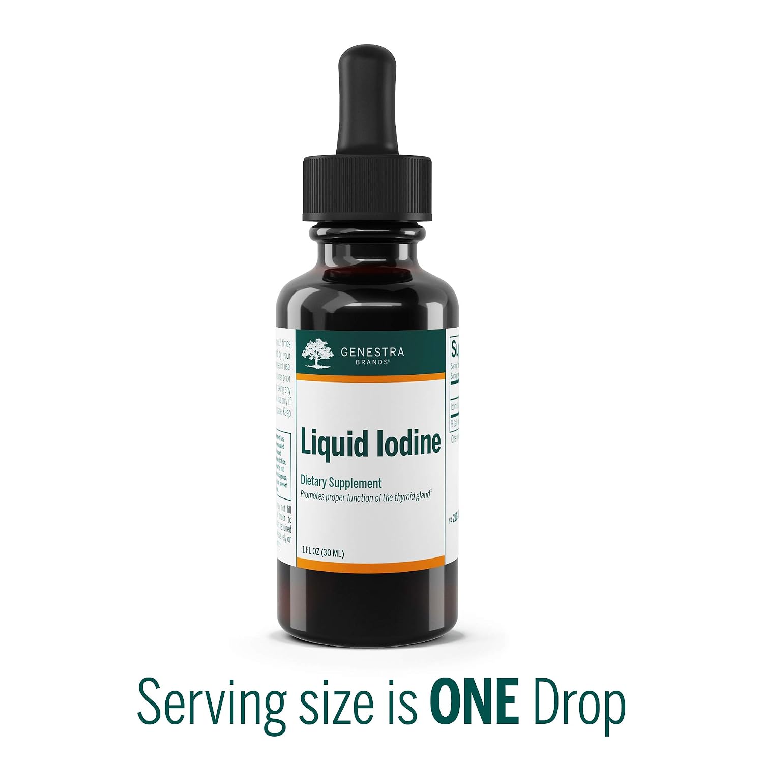 Genestra Brands Liquid Yodine Yodo derivado de algas Kelp 1 fl. oz ...