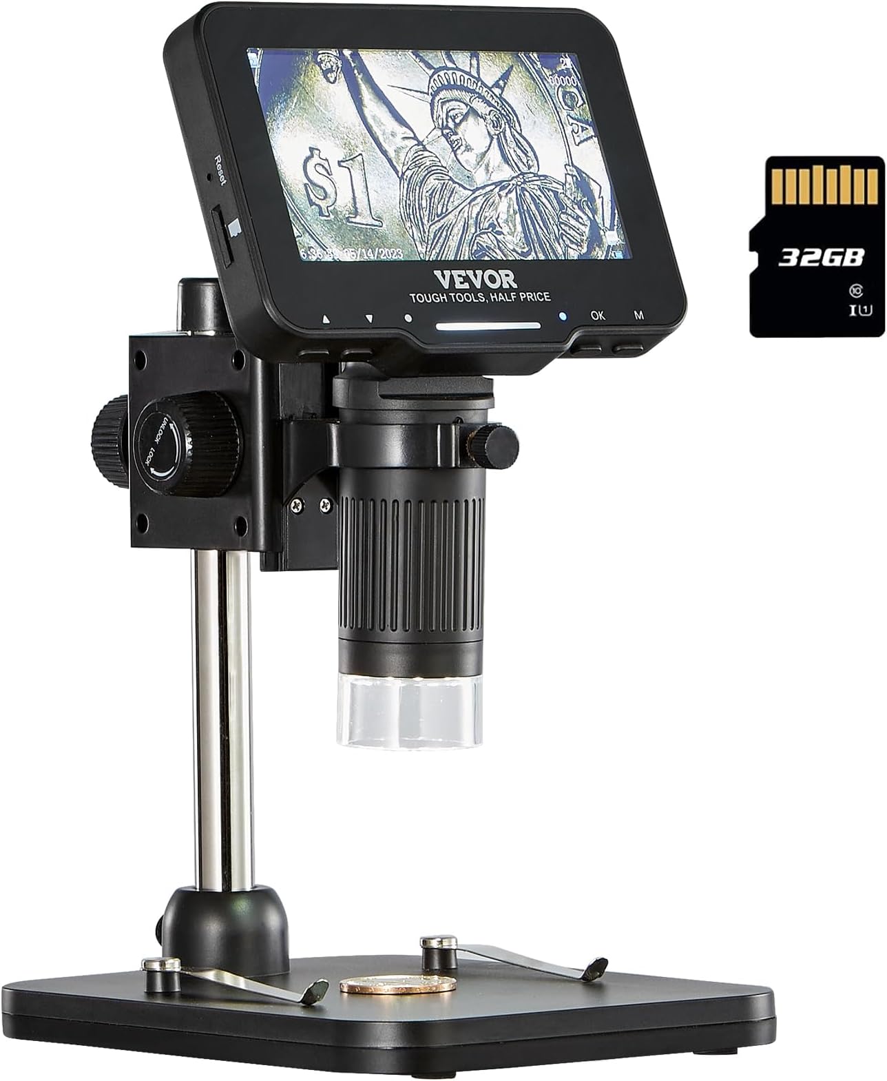 Amazon.com: Digital Microscope for Adults Kids - 7'' HD IPS Coin ...