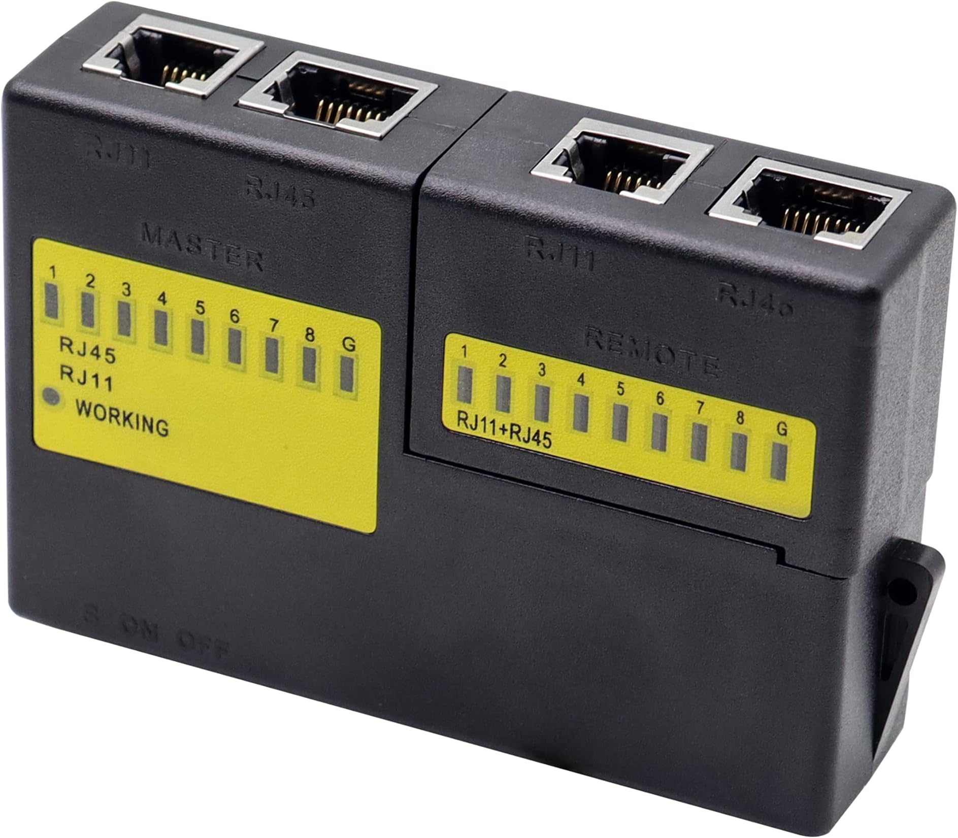 LEAGY Testeur de câble réseau RJ45 RJ11 RJ12 CAT5 CAT6 UTP USB Lan Wire ...