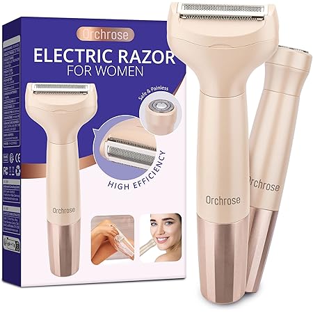 Amazon.com: Electric Razor for Women, Nivlan Painless 2 in 1 Wet & Dry ...