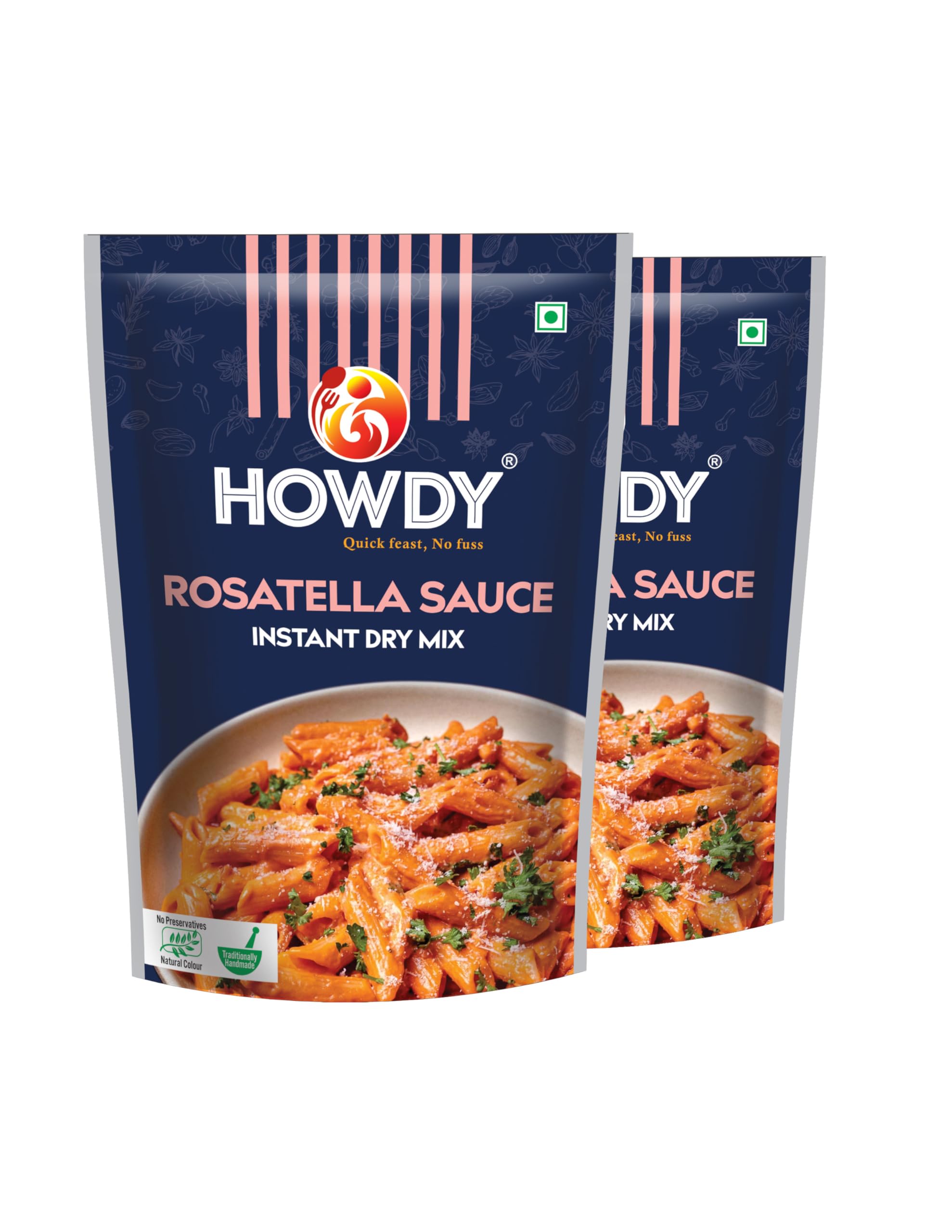 HOWDY - ROSATELLA SAUCE Dry Mix | Instant SAUCE - Ready to cook | No ...
