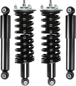 Amazon.com: Peforway 4PCS Front & Rear Struts Shock Absorbers Fits For ...