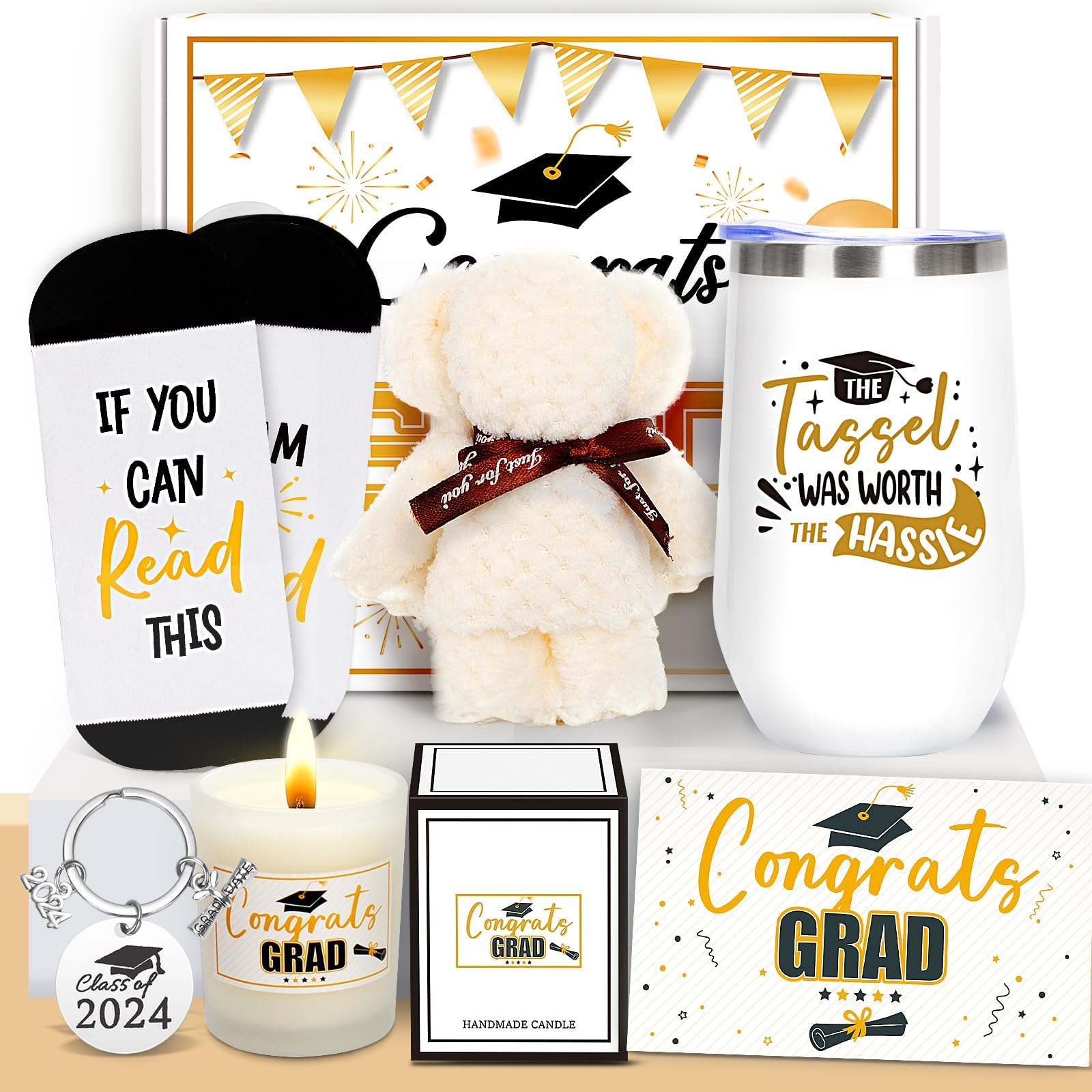 Amazon.com: DOGMEM Graduation Gifts for Him Class of 2024 Graduation ...