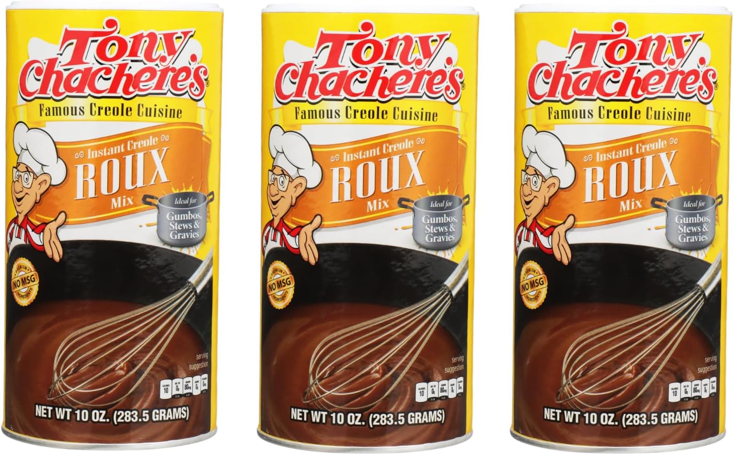 Amazon.com : Tony Chachere Instant Gravy Mix, Creole, Roux, 3 Count ...