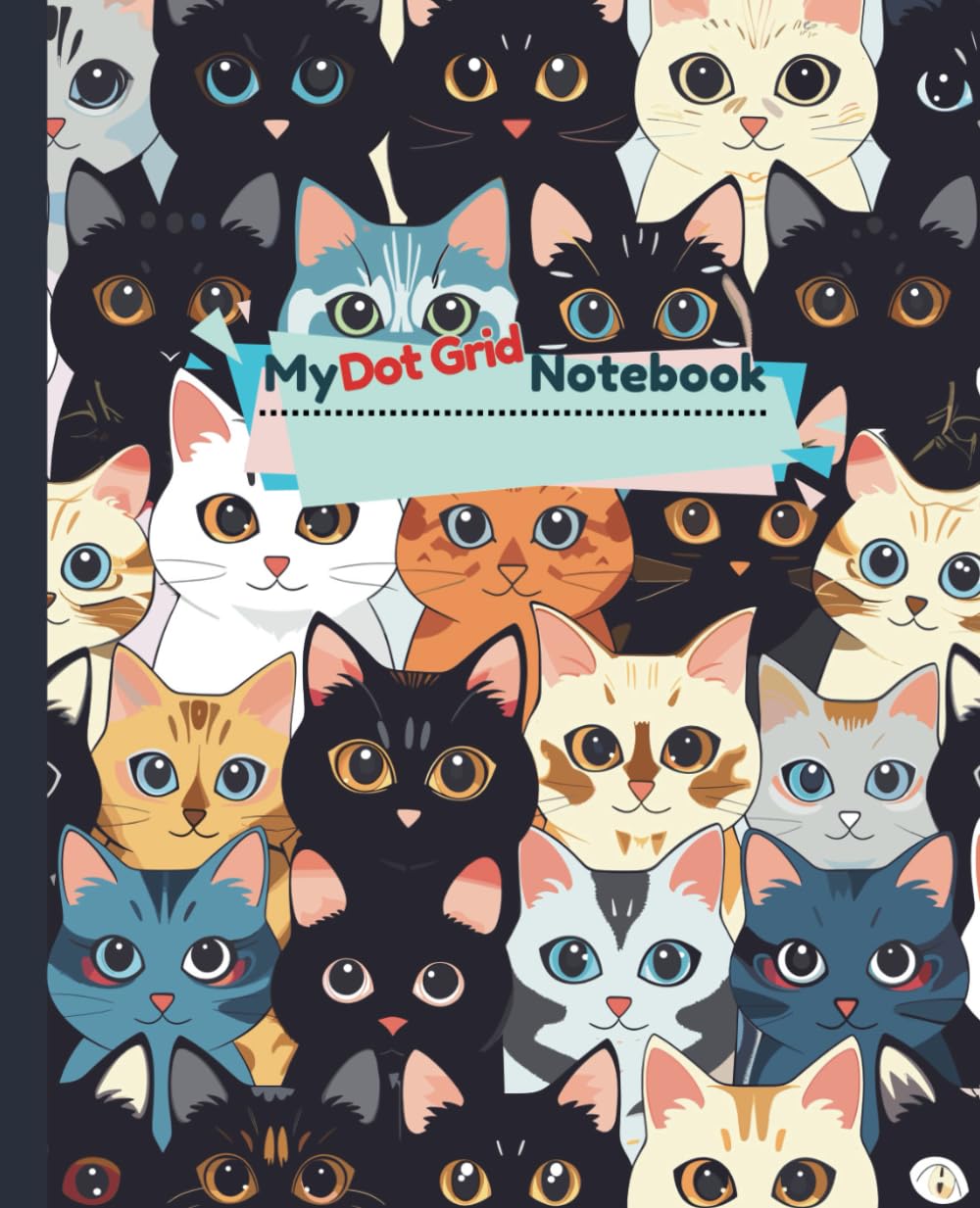 Amazon.com: My Dot Grid Notebook: Kawaii Anime Style Cat with Useful 0. ...