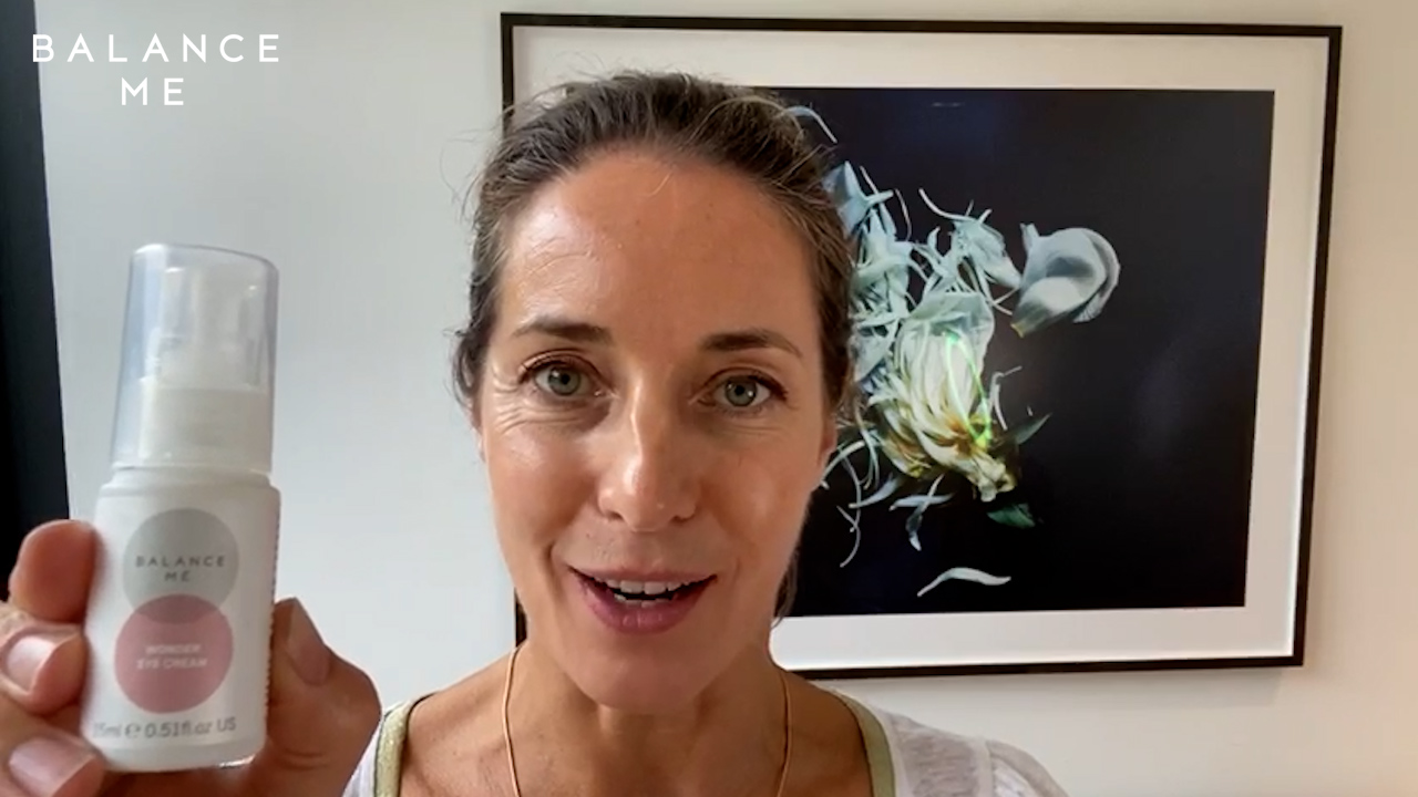 Watch Co-founder Clare on Balance Me Wonder Eye Cream on Amazon Live