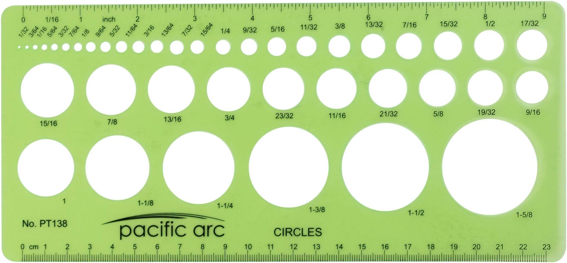 Amazon.com : Circle Templates, Drafting Stencils Measuring Tools ...